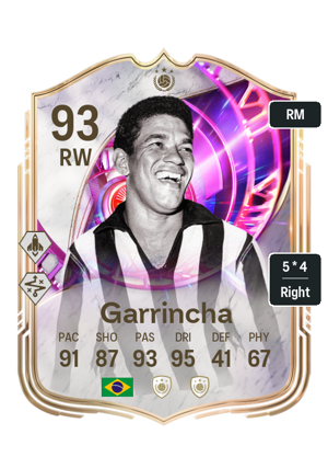 Garrincha EA FC26 Time Warp Icon - rated 93