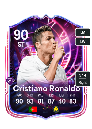Cristiano Ronaldo EA FC26 Time Warp - rated 90