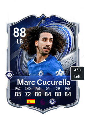 Marc Cucurella EA FC26 TOTY HM - rated 88