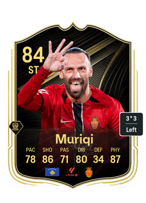 Vedat Muriqi EA FC26 TOTW - rated 84