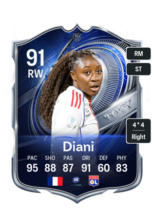 Kadidiatou Diani Ea Fc26 Toty Hm Rated 91