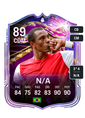 Gilberto Silva EA FC26 Knockout Royalty Hero - rated 89