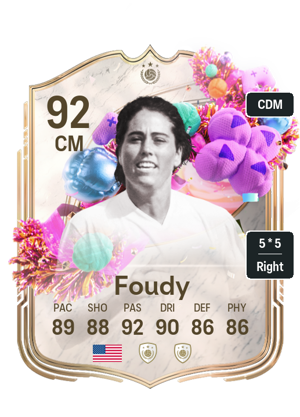 Julie Foudy EA FC26 FUT Birthday Icon - rated 92