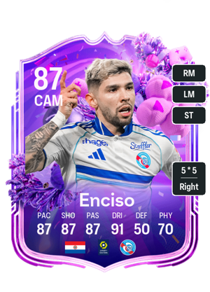 Julio Cesar Enciso EA FC26 FUT Birthday - rated 87
