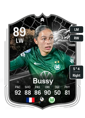 Kessya Bussy EA FC26 Showdown - rated 89