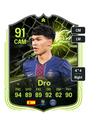 Dro EA FC26 Showdown Upgraded - rated 91