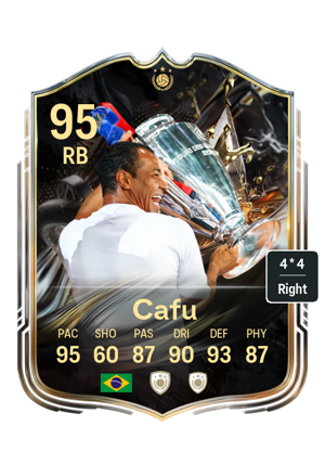 Cafu EA FC26 Trophy Titans Icon - rated 95