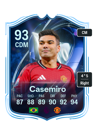 Casemiro EA FC26 TOTS Honourable Mentions - rated 93