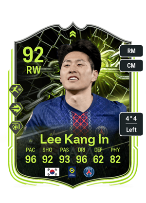 Lee Kang In EA FC26 Showdown Upgraded - rated 92