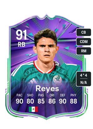 Israel Reyes EA FC26 FOF National Pride - rated 91