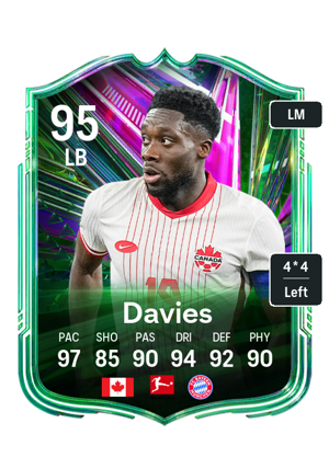 Alphonso Davies EA FC26 FOF Path to Glory - rated 95