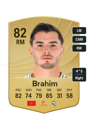 Brahim EA FC26 Gold Common - rated 82