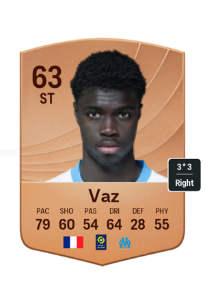 Robinio Vaz EA FC26 Bronze Common - rated 63