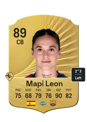 Mapi Leon EA fc26 Gold Rare - rated 89