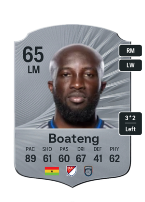 Emmanuel Boateng EA fc26 Silver Rare - rated 65