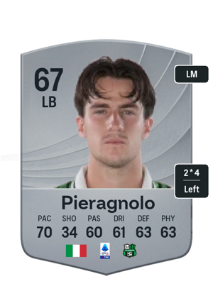 Edoardo Pieragnolo EA FC26 Silver Common - rated 67