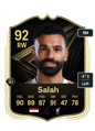 Mohamed Salah EA FC26 Gold Rare - rated 91