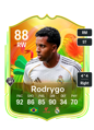 Rodrygo EA FC26 Gold Rare - rated 85