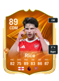 Declan Rice EA FC26 Gold Rare - rated 87