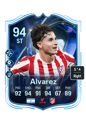 Julian Alvarez EA FC26 TOTW - rated 88